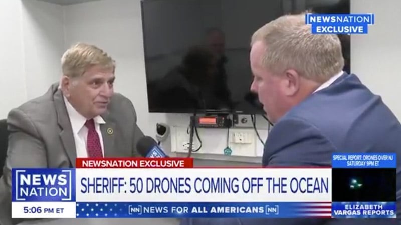 Watch: Sheriff Says 50 Mysterious Drones Spotted Coming Off the Ocean ...