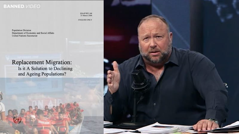 Watch: Alex Jones Breaks Down UN’s ‘Replacement Migration’ Plan to ...