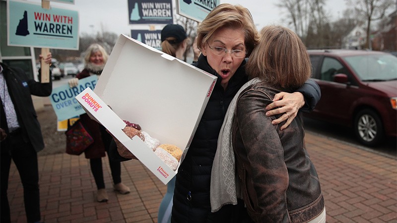 CNBC Host Pushes Back on Senator Warren for Defending Kamala Harris ...