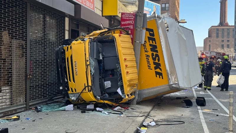 BREAKING: Box Truck Plows Through Crowd in Boston
