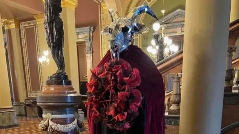 “Not Today, Satan”: Navy Vet Who Decapitated Satanic Statue Has Charges ...