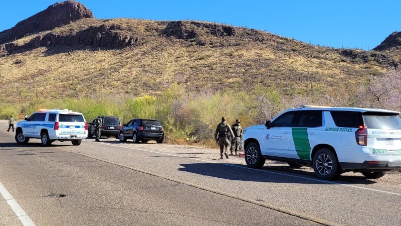 Caravan of Smuggling Vehicles Intercepted on Arizona Indian Reservation