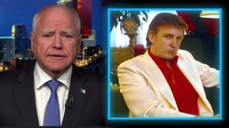 Tampon Tim Walz Accuses Trump Of Being A Poor Businessman: “Trump Is ...