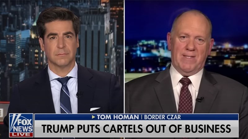 Border Czar Tom Homan Says Military Will Hunt Down Cartels in 43 ...