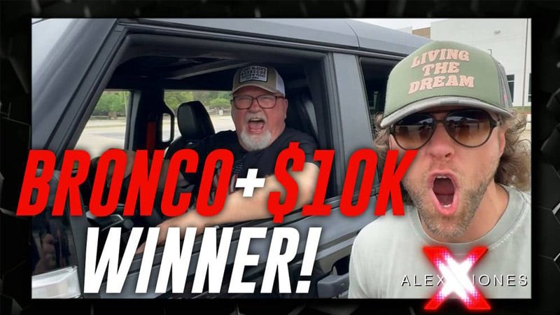 BREAKING: The Alex Jones Store 3rd Raffle Winner Announced— Given ...