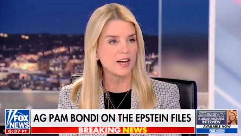 ‘Everything Is Going To Come Out’: AG Pam Bondi Says FBI Delivered ‘Truckload’ Of Hidden Epstein ...