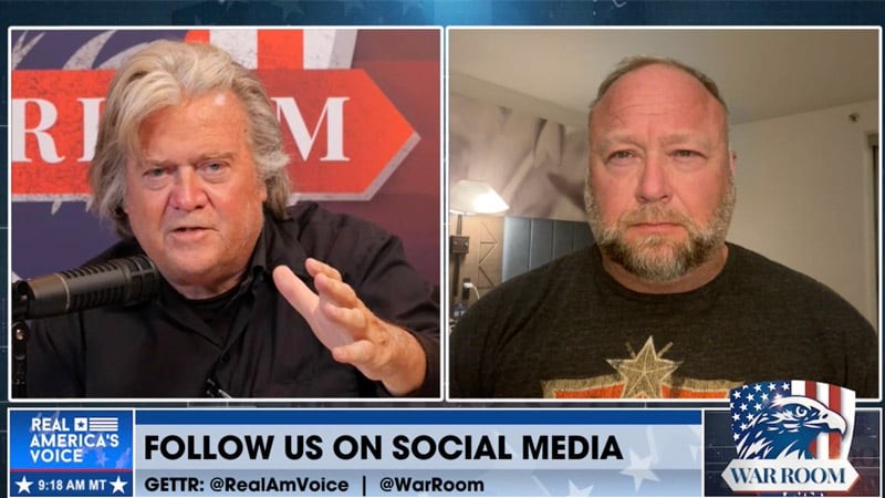 Watch: Bannon & Alex Jones Discuss Deep State Hit Job & Warrantless ...