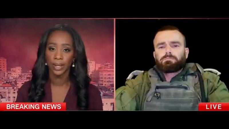 Israeli Soldier Tells CNN War Is NOT Just With Hamas But ALL CIVILIANS