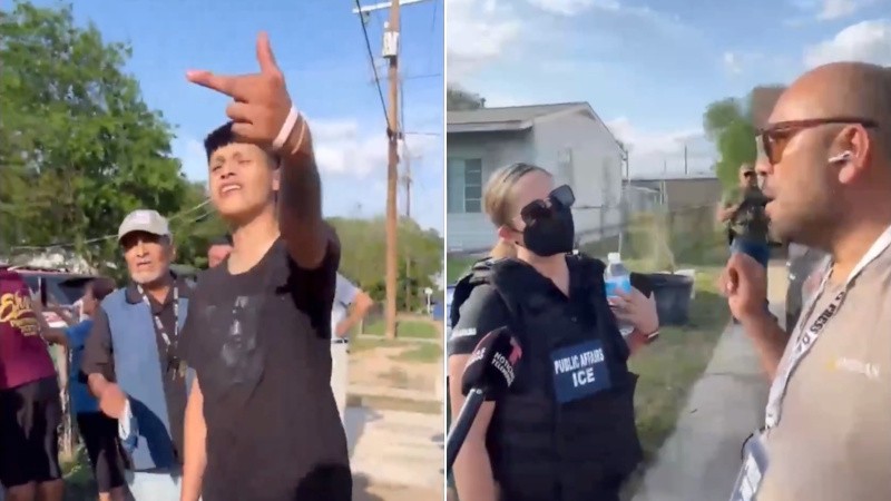 WATCH: Brazen Mob Cheers Fugitive Illegal Hiding in Tree for Hours ...