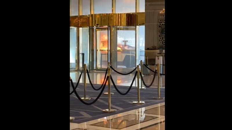 WATCH: Tesla Cybertruck Bursts Into Flames Near Trump Tower In Vegas ...