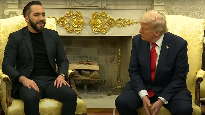 Watch: Trump Meets With El Salvador President Nayib Bukele And Takes ...