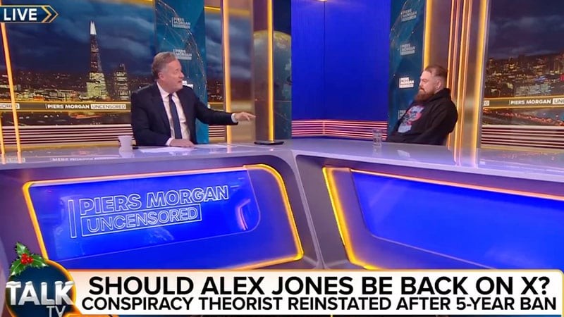 YouTuber ‘Count Dankula’ Spars With Piers Morgan Over Alex Jones ...
